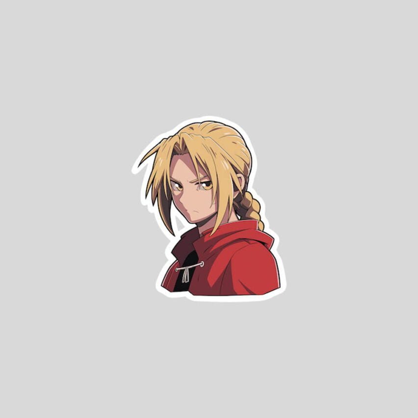 Fullmetal alchemist edward elric anime sticker - Skin Layers