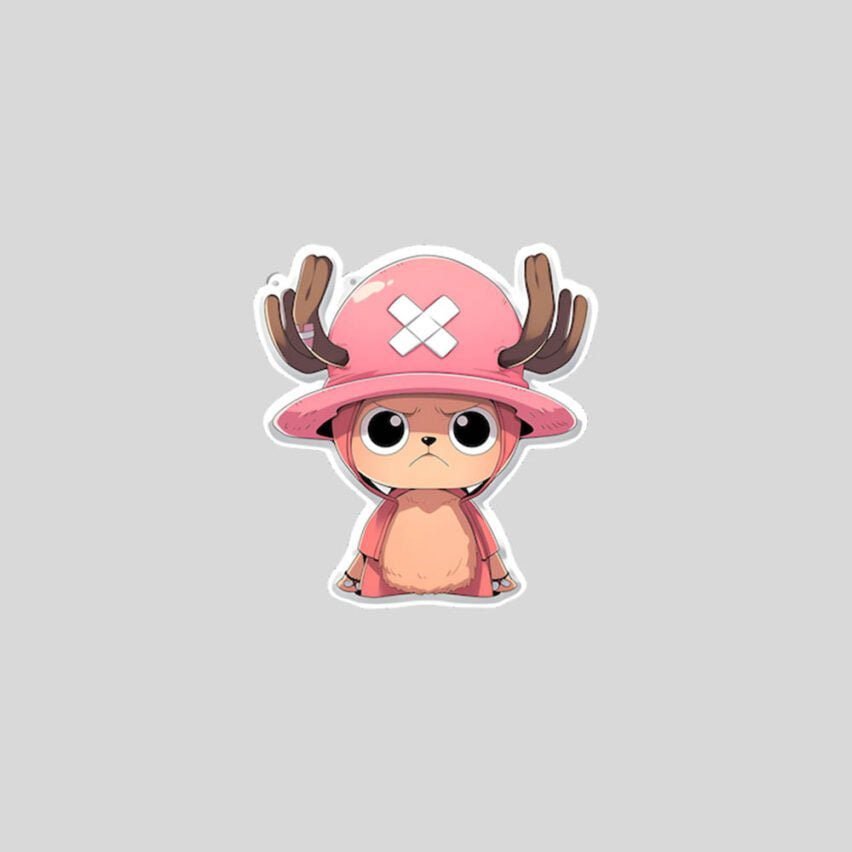 One piece angry tony tony chopper sticker - Skin Layers