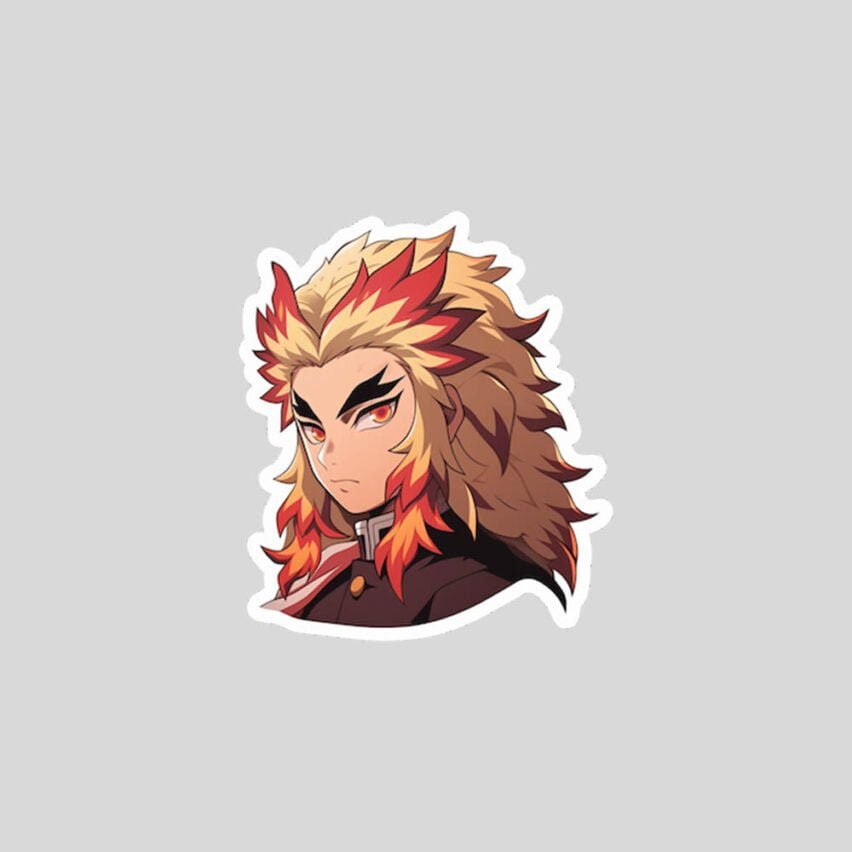 Serious kyojuro rengoku sticker - Skin Layers